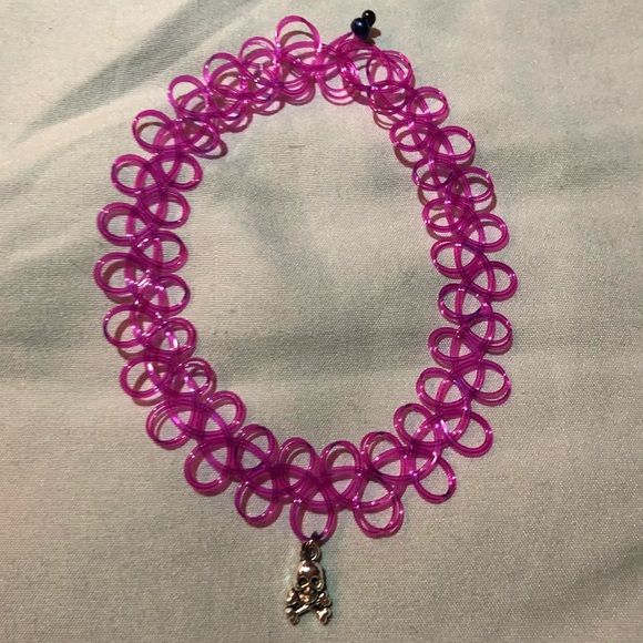 Jewelry | Purple Skull Tattoo Choker Necklace | Poshmark